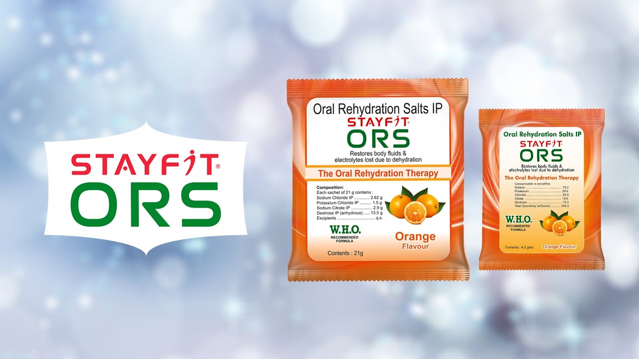 ORS | Stayfit ORS Powder | Oral Rehydration Salt | Electrolyte Drink ...