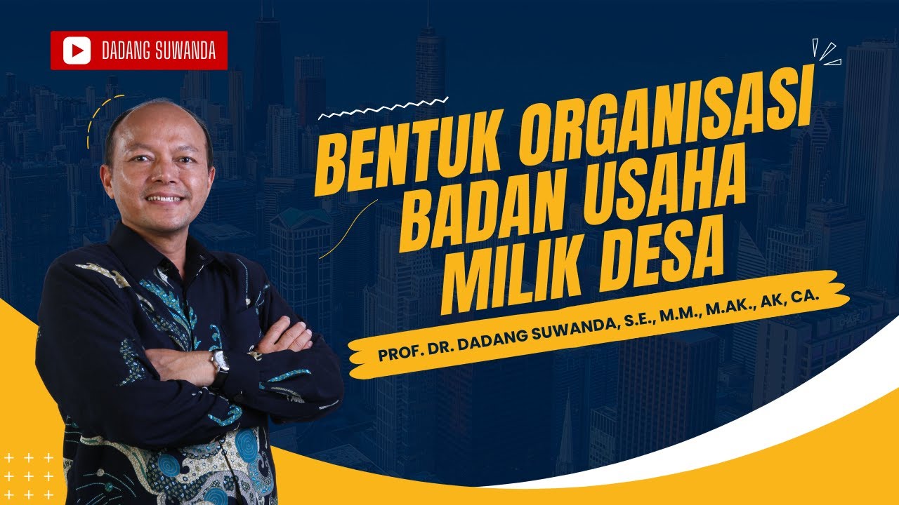 BENTUK ORGANISASI BUMDes - YouTube