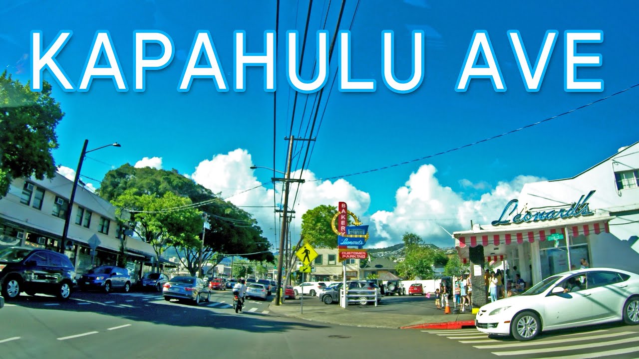 Kapahulu Ave | Honolulu, Oahu, Hawaii, USA 🌴 Hawaii 4K Driving - YouTube