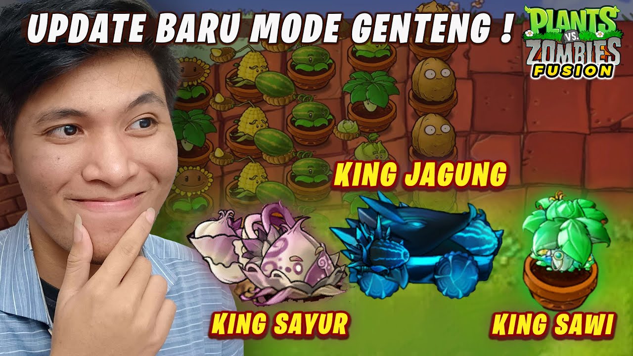 PVZ FUSION UPDATE MODE GENTENG!! dan ADA KING BARU JUGAAA !!?? Plant Vs ...