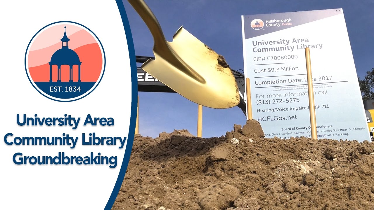 University Community Library Groundbreaking - YouTube
