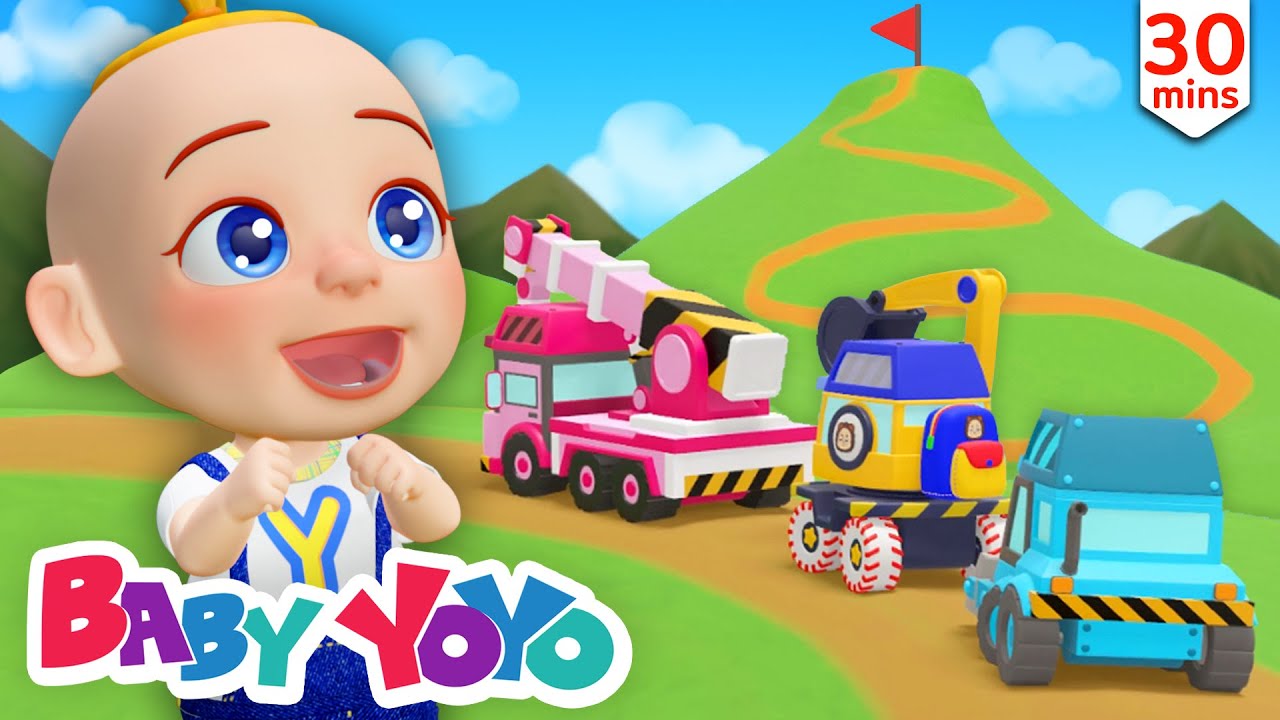 Mountain Trip | Cartoons for Kids | Yoyo and Construction Vehicles Team ...
