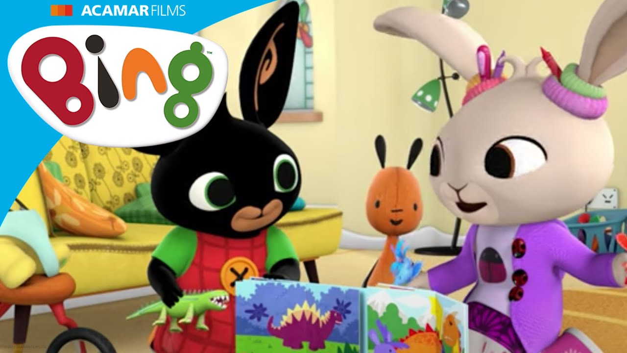 Bing og Coco læser “Hapsesaurus Store Bog om Dinosaurusser"! | Bing: De ...