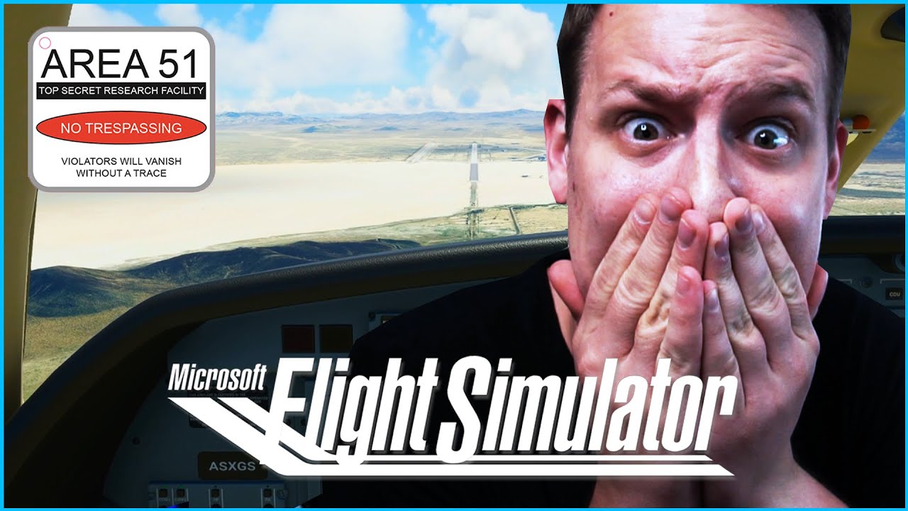 FLIGHT SIMULATOR 2020 ️ Landung in der Area 51 Flight Simulator 2020 ...