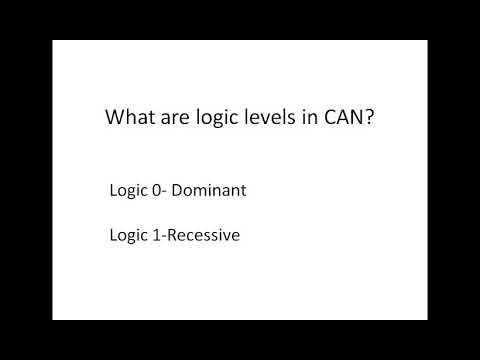 logic levels in CAN - YouTube