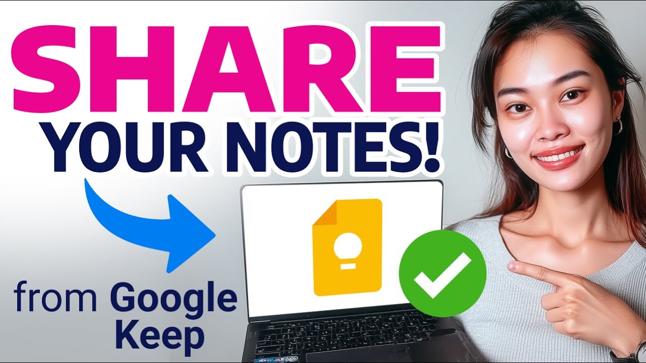 How to SHARE Google Keep NOTES (Step by Step) - YouTube