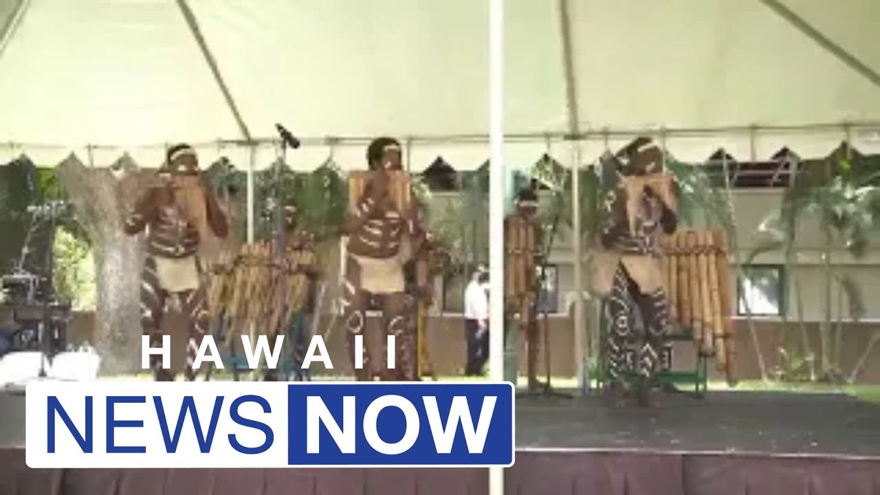 Musical and dance performances held outside Capitol Modern during FestPAC - YouTube