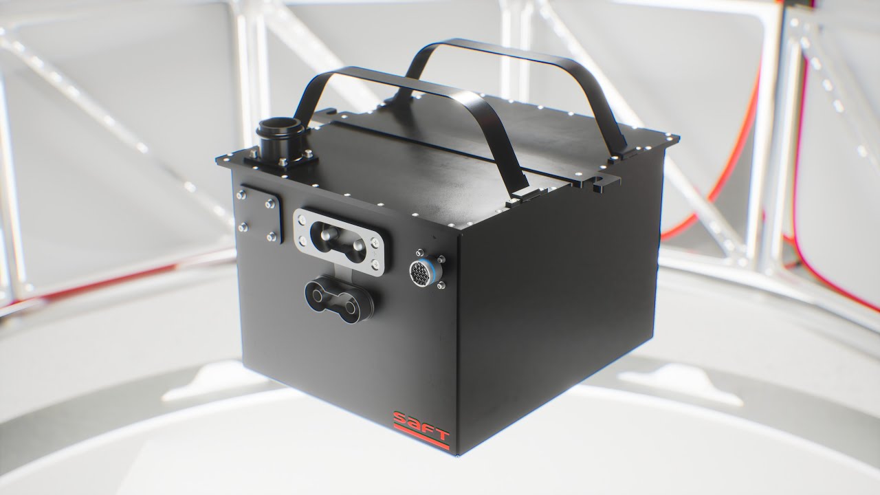 Saft's new aviation lithium-ion battery - YouTube