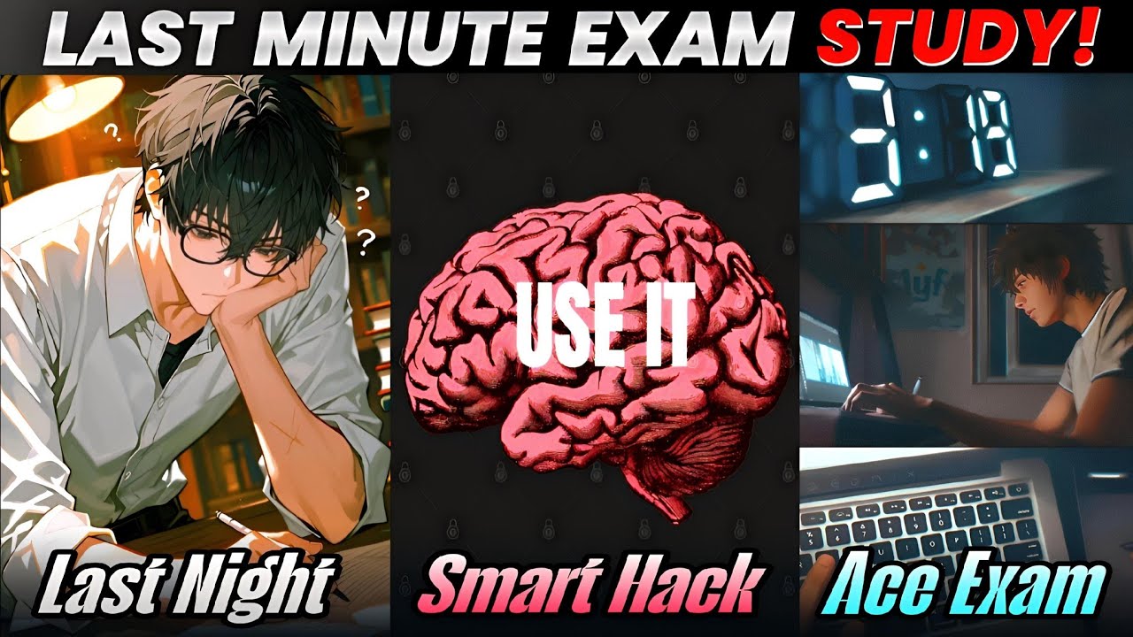 How to Study the Night Before ANY Exam (And Remember Everything) - YouTube