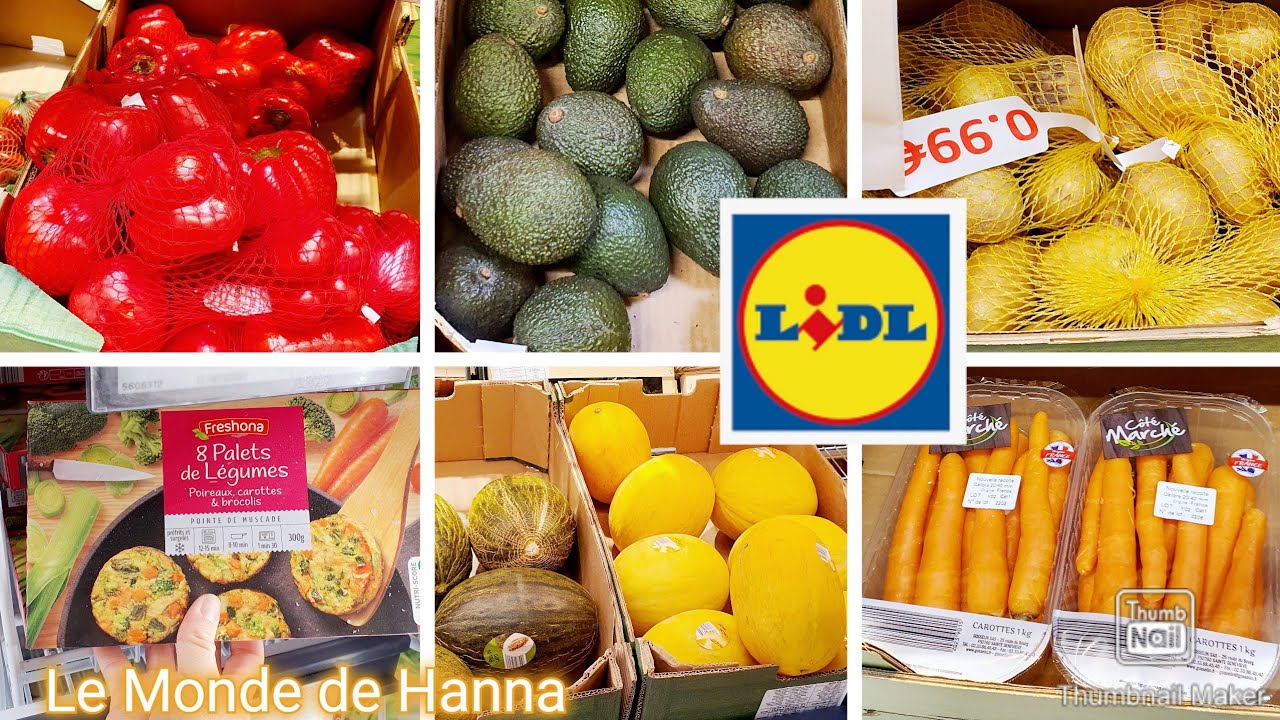 LIDL FRANCE ARRIVAGE 12-06 FRUITS ET LÉGUMES 🍉🍋🍊 - YouTube