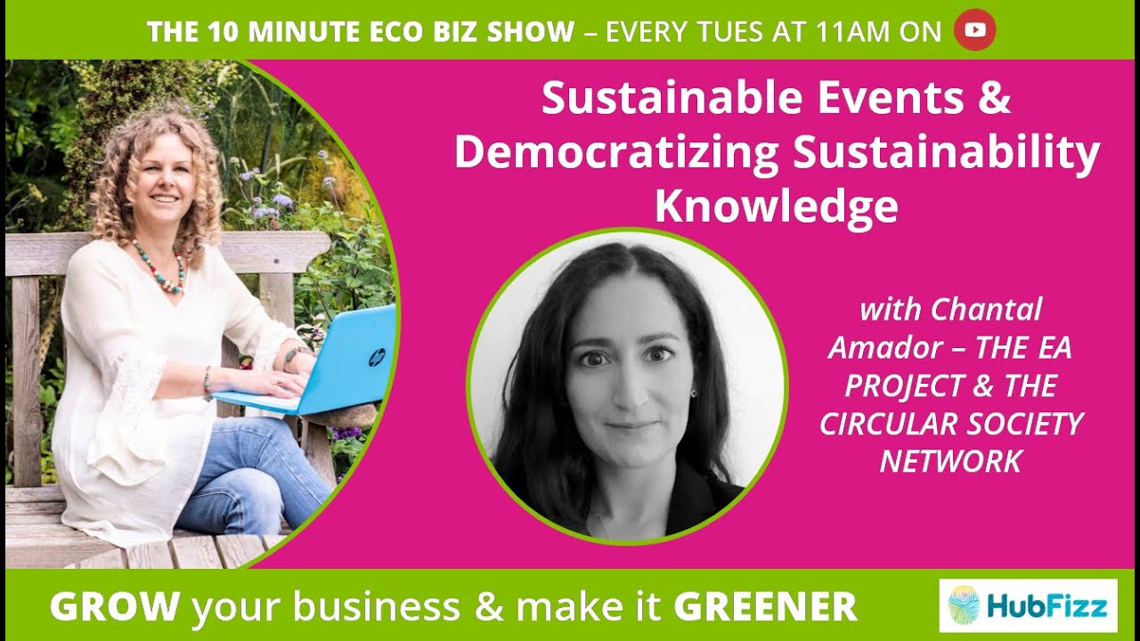 Sustainable Events & Democratizing Sustainability Knowledge - YouTube