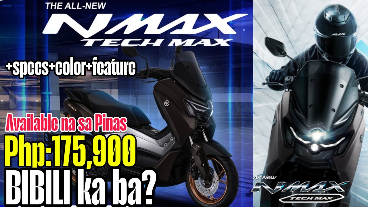 Ganda ng Bagong Yamaha NMAX TECHMAX- 175,900 Kumpletong Review ng Specs ...