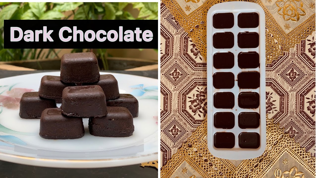 Homemade Dark Chocolate Bars | Four Ingredients Recipe | Chocolate Bars ...