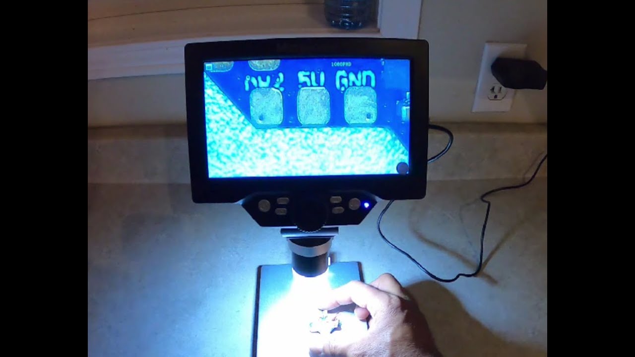 MUSTOOL G1200 7 INCH MICROSCOPE FOR SOLDERING ETC A MUST HAVE TOOL FOR ...