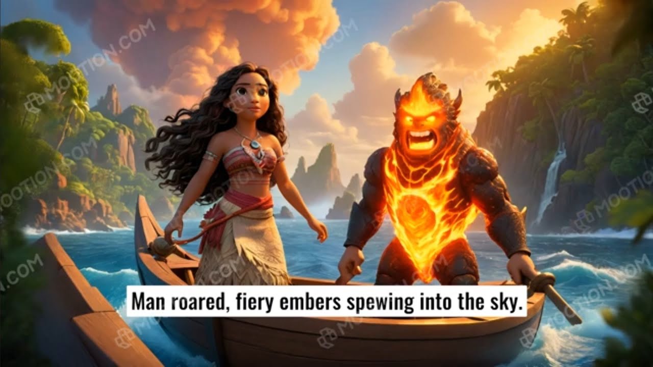 Moana | moana and the Fire Man ... 🌊🔥 @yazan998sys - YouTube
