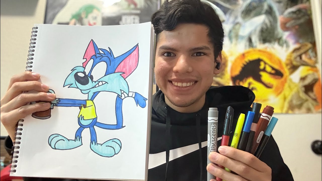 Tiny Toons Looniversity Furrball Drawing ️ - YouTube