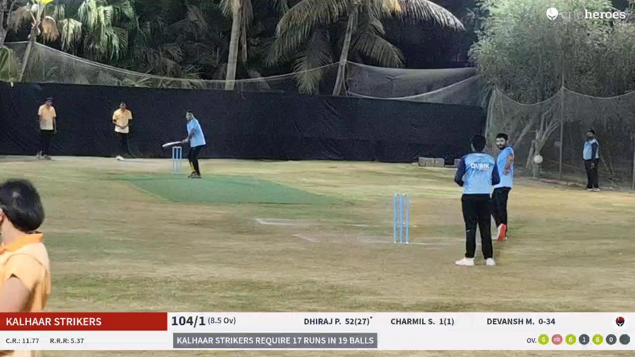 KALHAAR EAGLES vs KALHAAR STRIKERS Live Cricket Match | KALHAR PREMIER ...