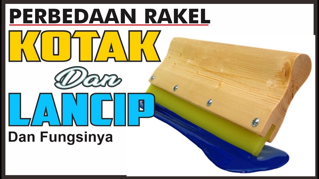 PERBEDAAN RAKEL KOTAK DAN LANCIP DAN FUNGSINYA - YouTube