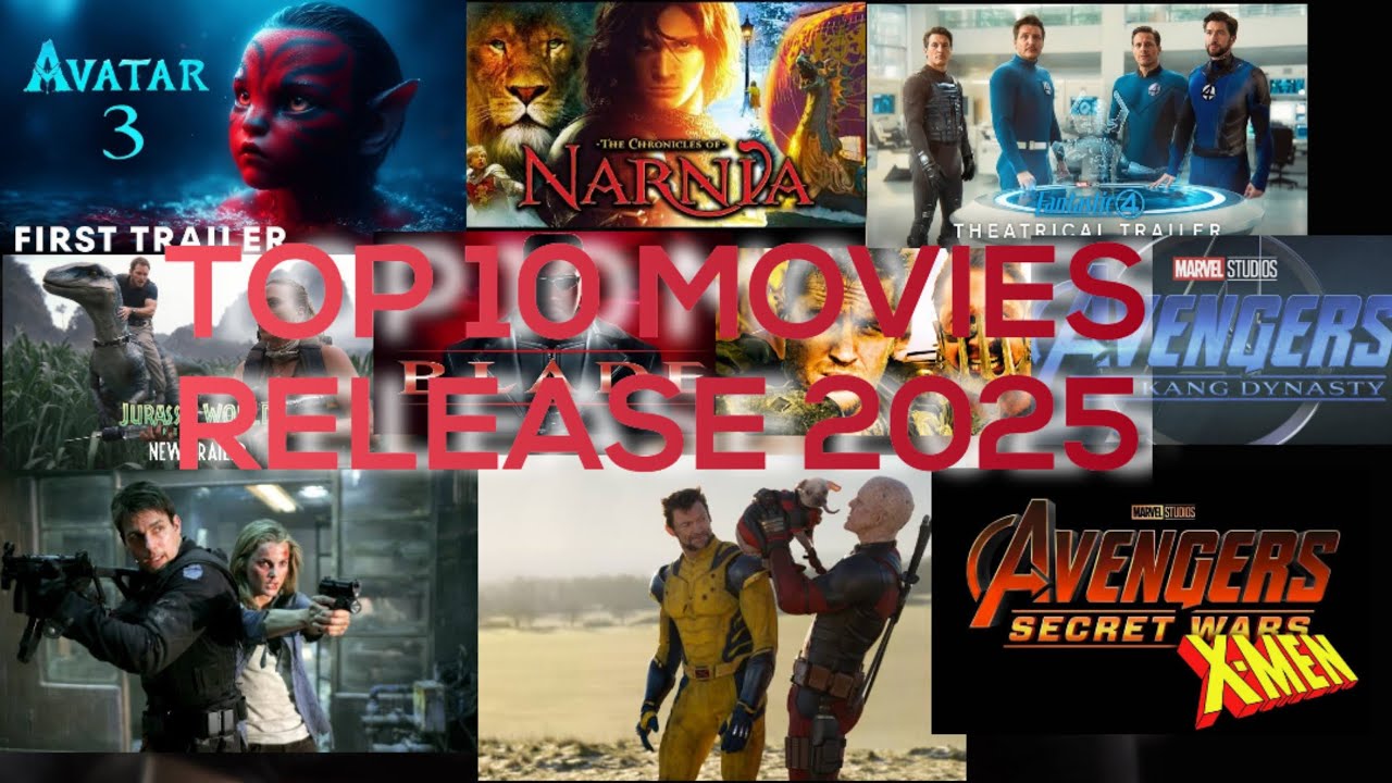 2025 Release Top 10 Movies Hollywood || apay universal | 10 बड़ी ...