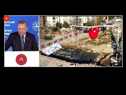 İzmir Deprem Konutları Temel Atma ve Göztepe Stadı Açılış Töreni