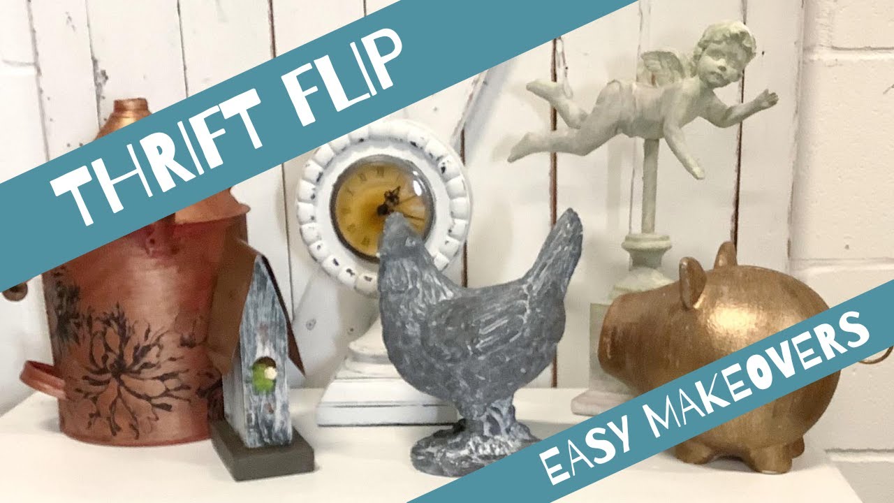 Thrift Flipping home decor items - YouTube