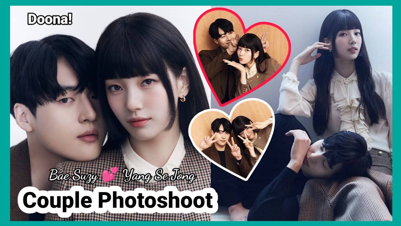 Bae Suzy and Yang Se Jong Couple Photoshoot/Sweet Moments | Doona! 2023 ...