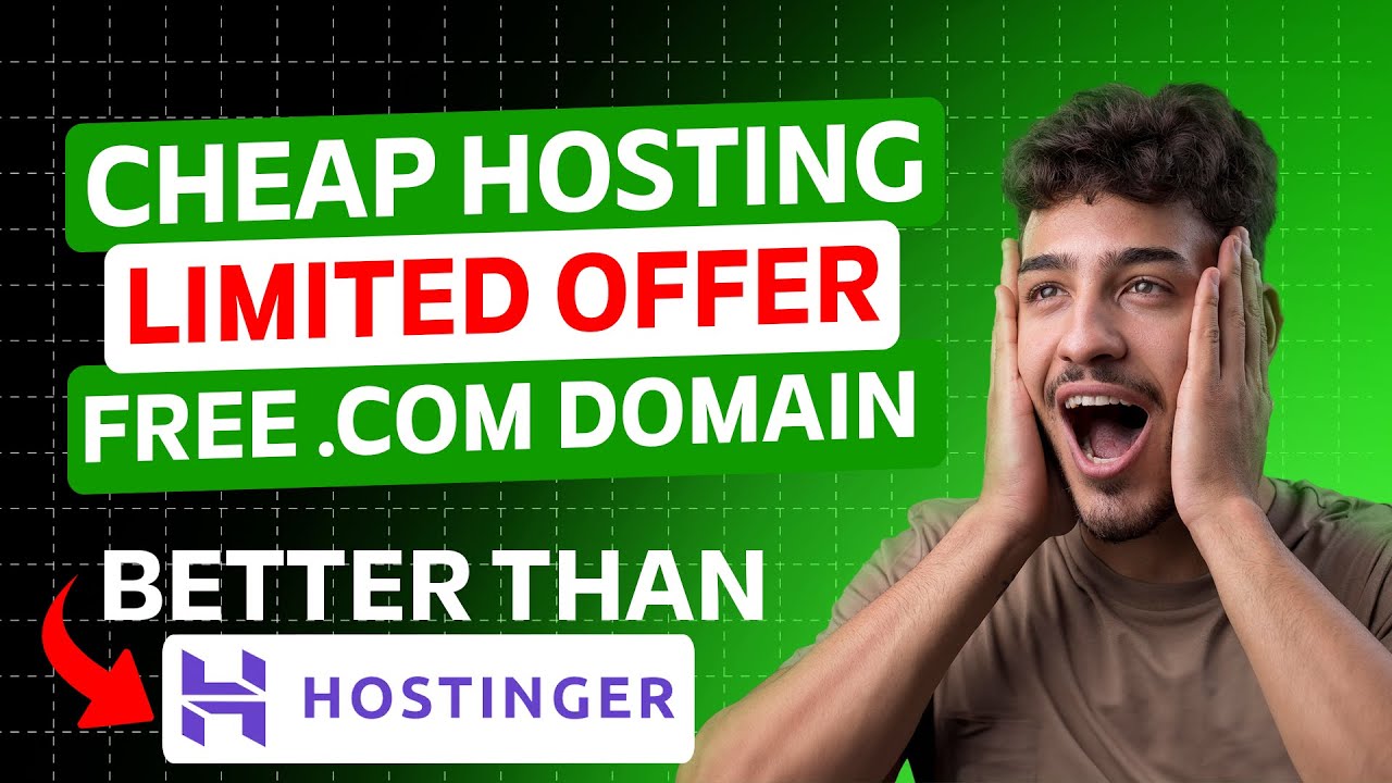 Cheap Web Hosting with Free .COM Domain | Limited Time Discount on ...