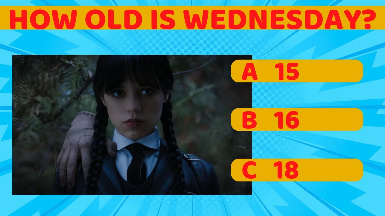 WEDNESDAY QUIZ | HOW MUCH DO YOU KNOW ABOUT WEDNESDAY? - YouTube