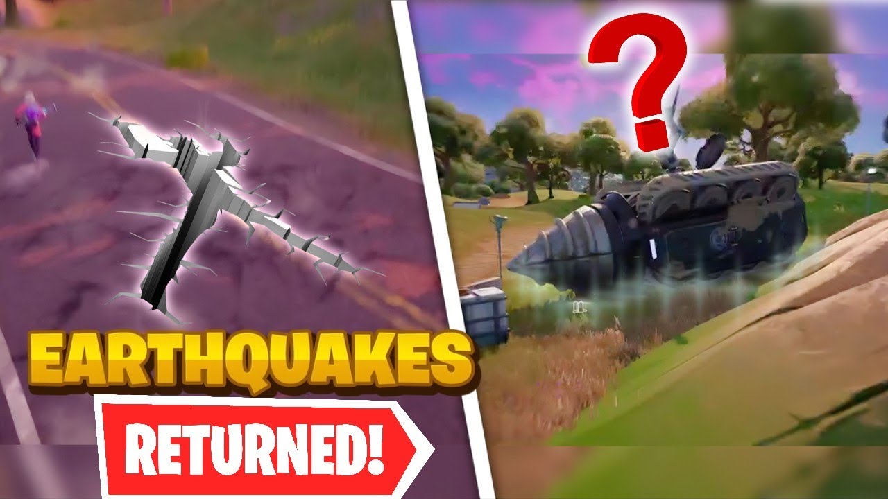 Earthquakes ARE COMING BACK 👀 - Fortnite Chapter 5 - YouTube