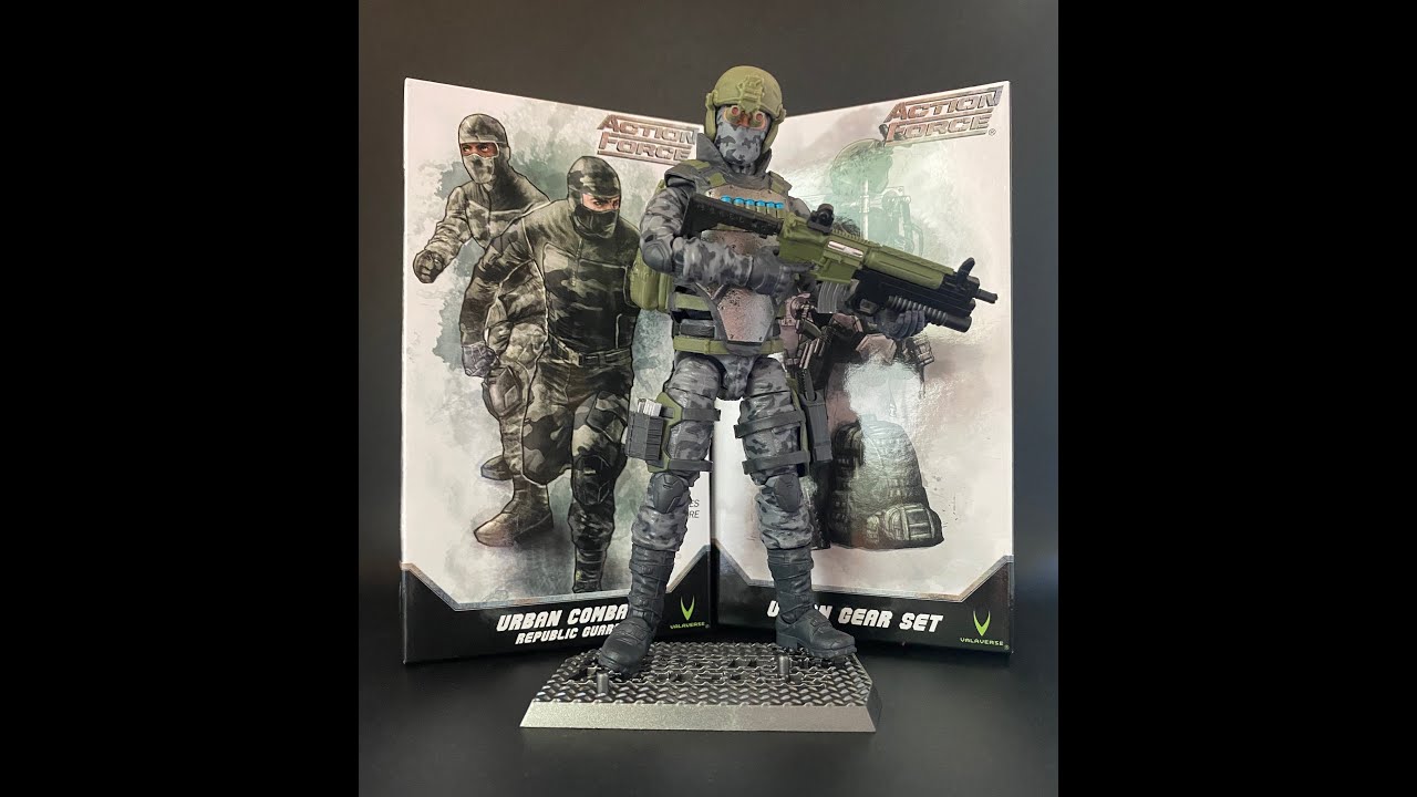 Action Force Urban Combat Republic Guard & Urban Gear Set Unboxing ...