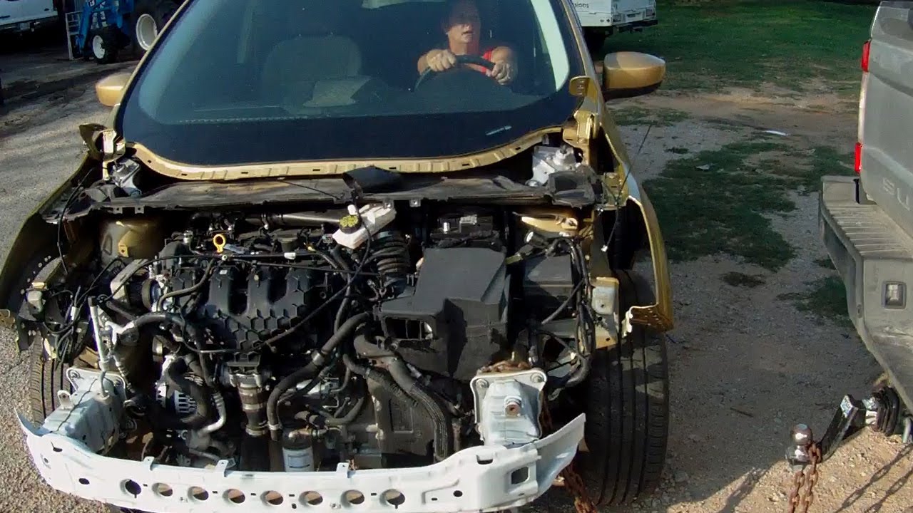 Redneck Frame Machine, Repairing Salvage Auction Ford Escape - YouTube