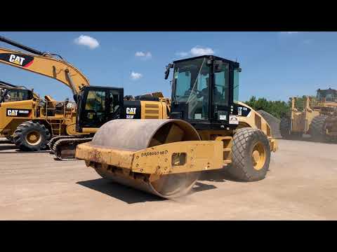 Cat CS56 Compactor - YouTube
