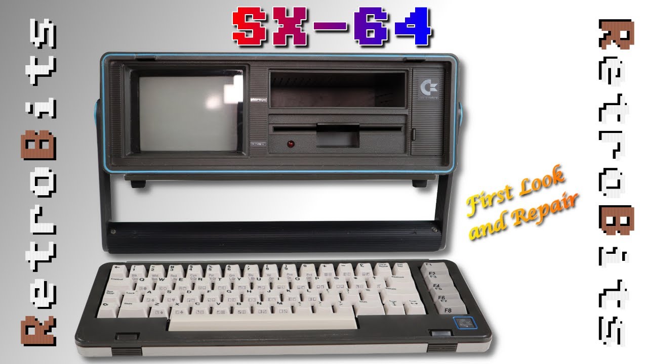 Commodore SX-64 - First Look and RAM Replacement - YouTube