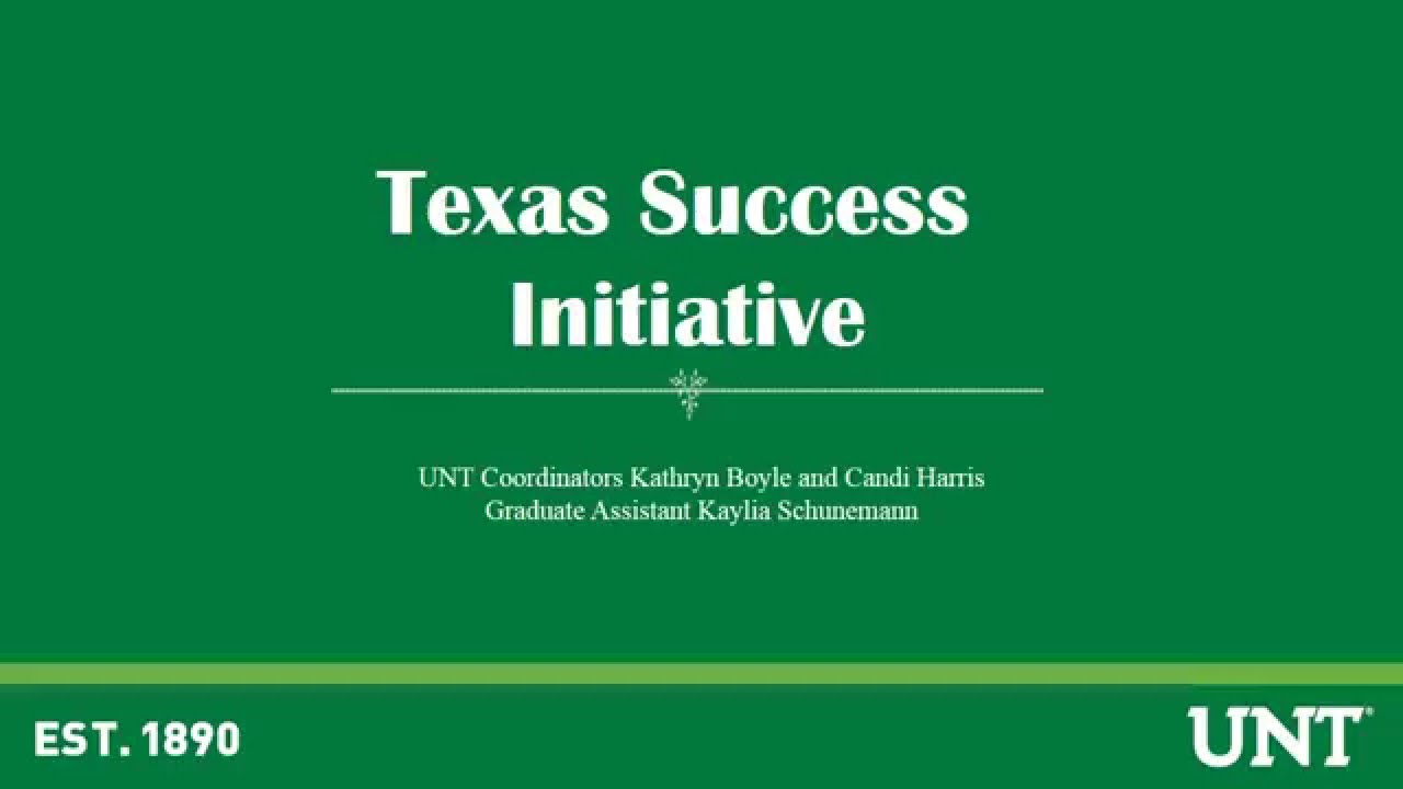 TSI Overview by UNT - YouTube