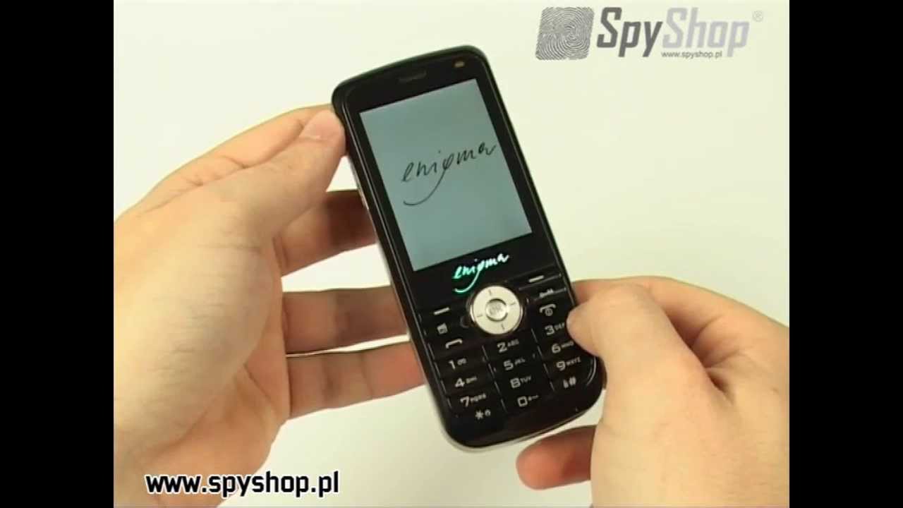 Szyfrujący telefon GSM Enigma E2 - YouTube