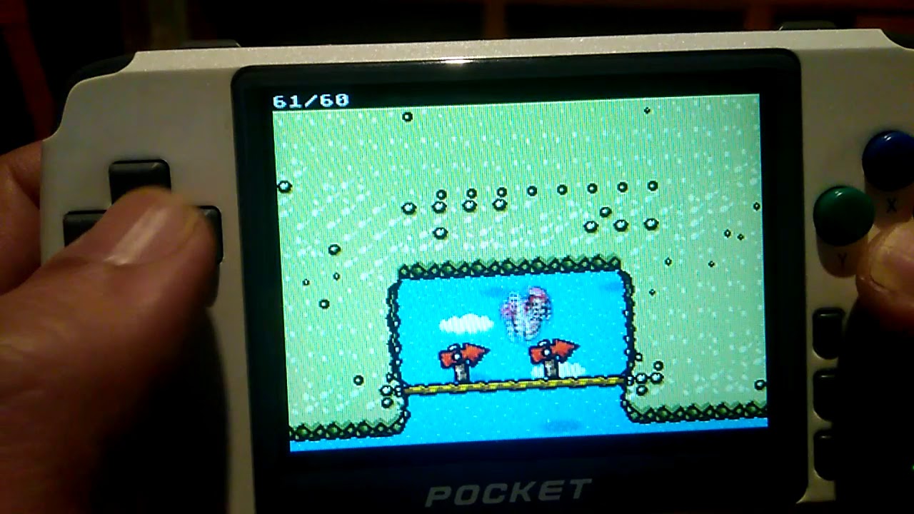 POCKETGO 2 v2 yoshi island fullspeed 60 fps - YouTube