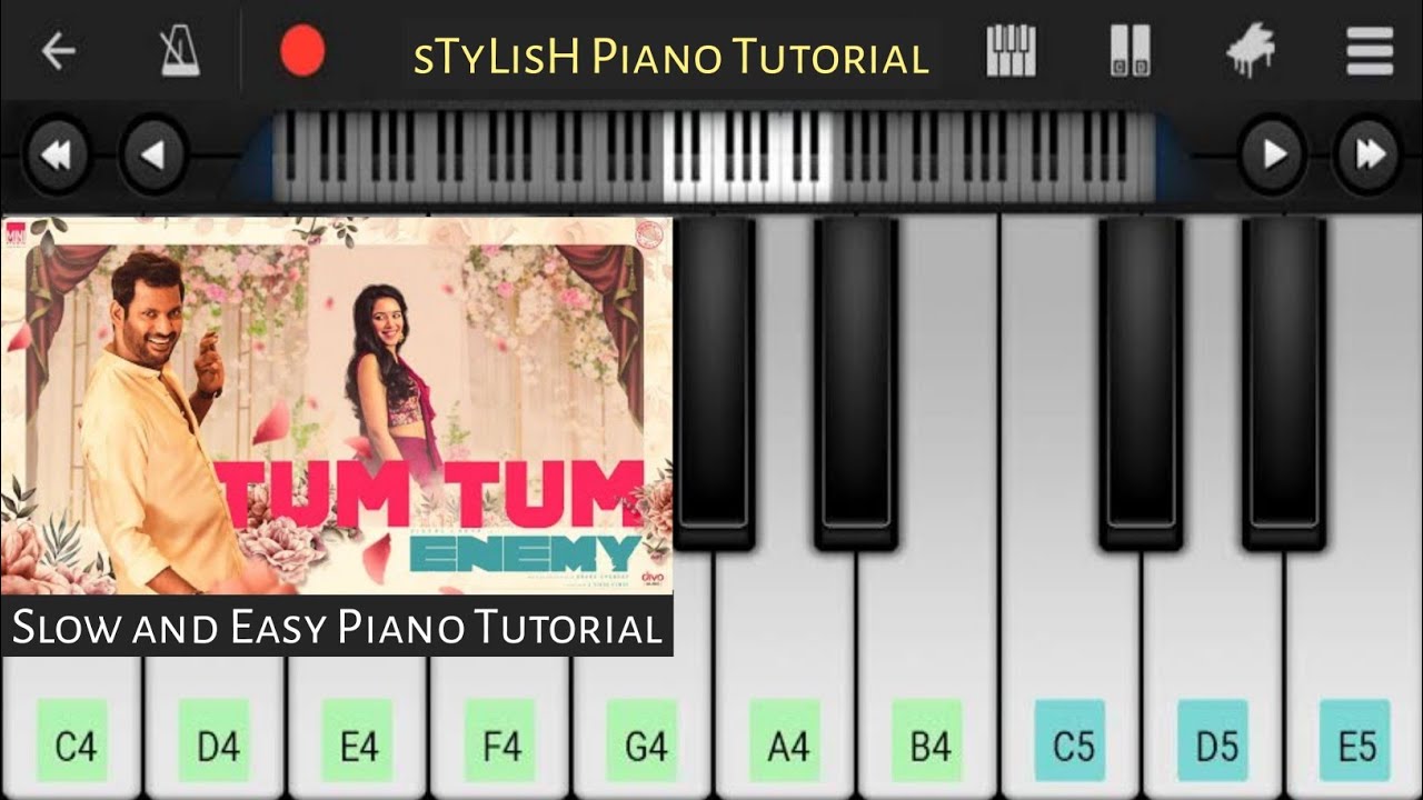 Tum Tum Song | Enemy | Easy Piano Tutorial - YouTube