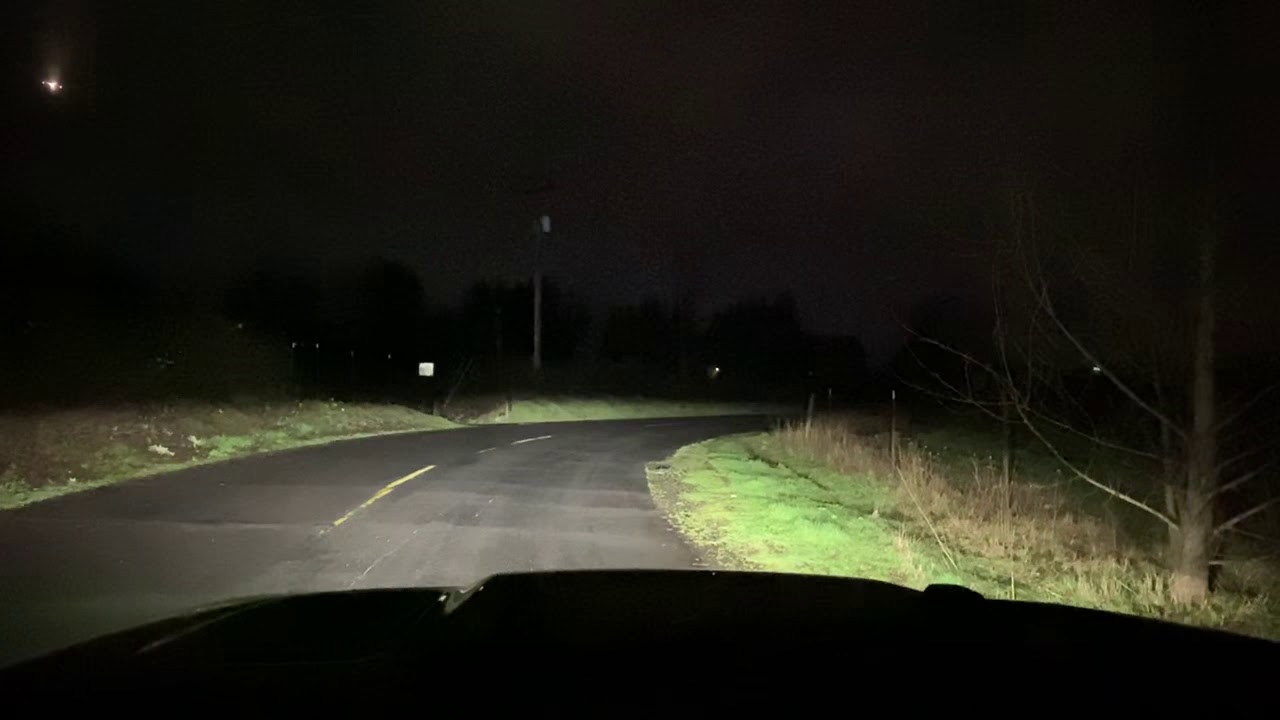 Jeep Rubicon JL Upgraded LED Lighting Group Night Driving - YouTube