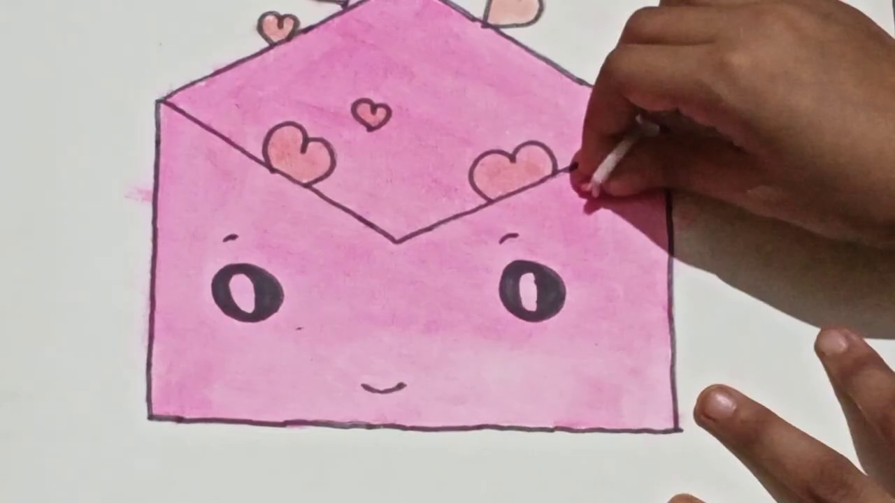 Easy cute letter drawing and colouring for begginers step by step - YouTube