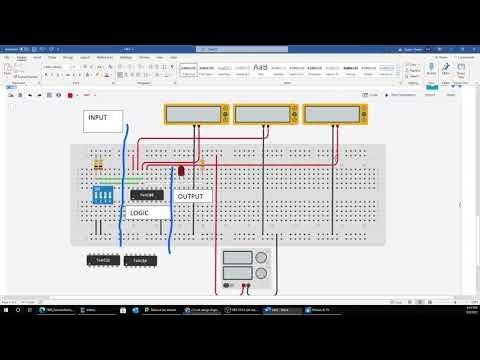 Basic Logic Gates using Tinkercad - YouTube
