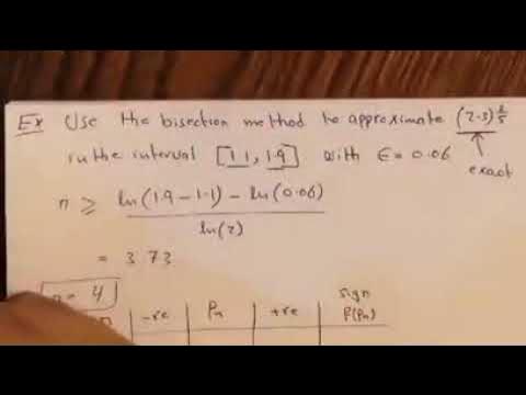 Bisection Method Part(4/4) - YouTube