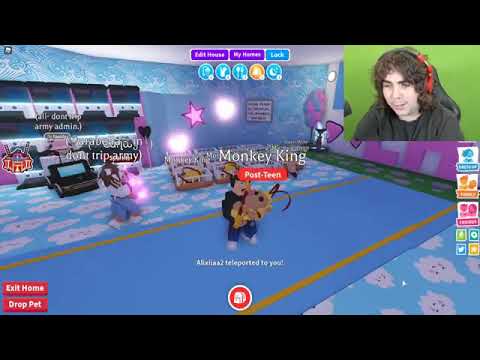 Making the neon monkey king pet in adopt me new adopt me monkey ...