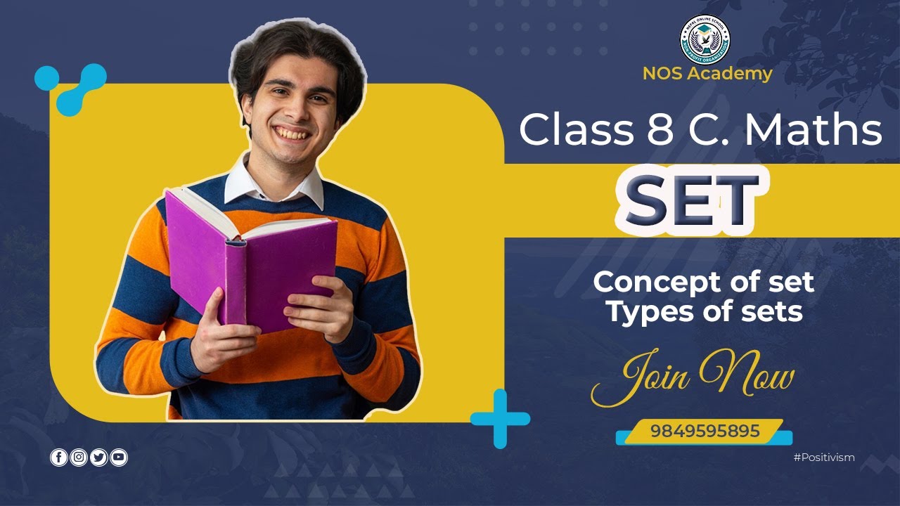Class 8 C Math | SET | Concepts of Sets | Types of Sets - YouTube