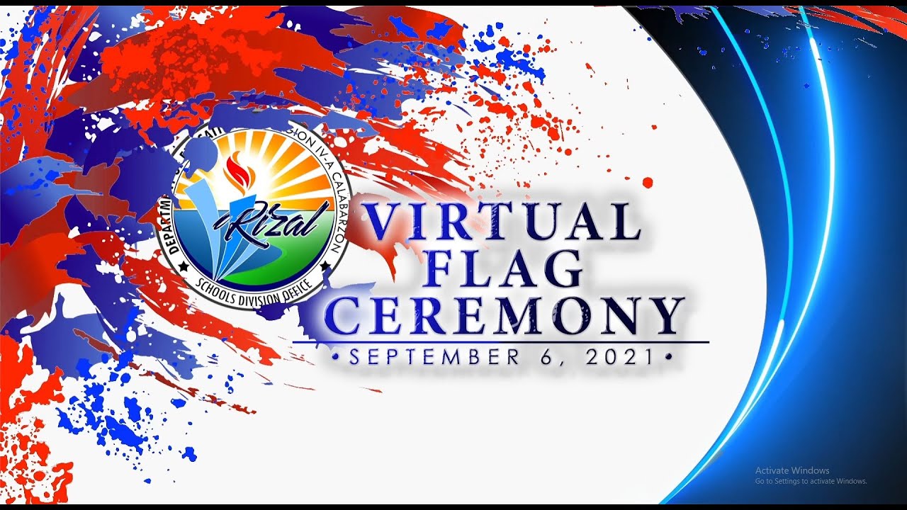 Division Virtual Flag Ceremony Hosted by Morong Sub Office - YouTube