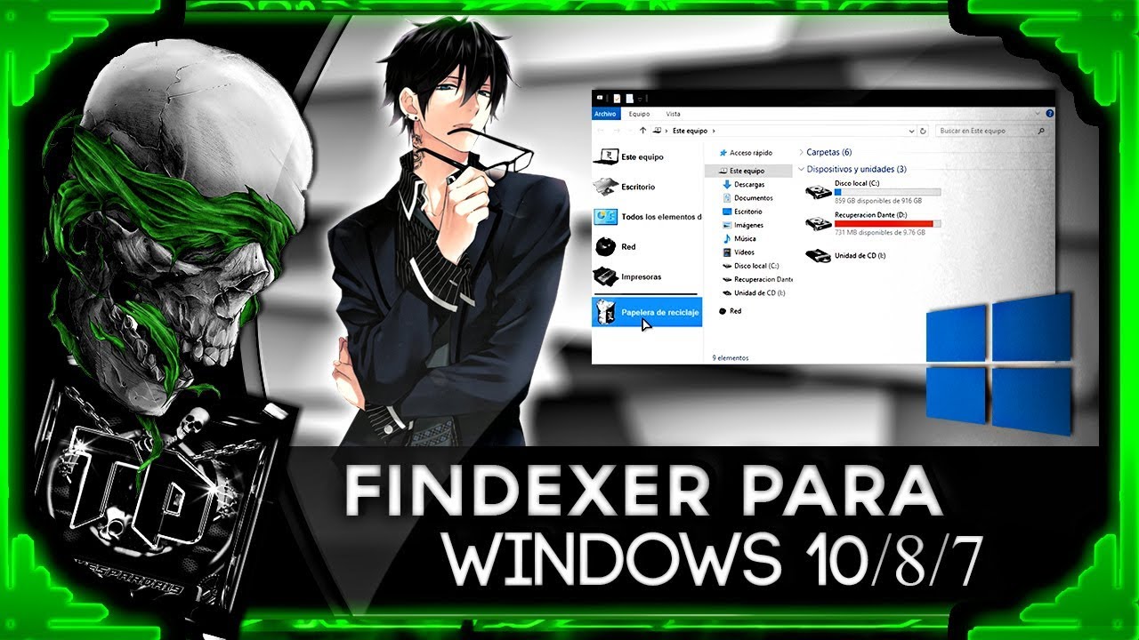 Personaliza el Panel de Navegacion | Findexer para Windows 10 - YouTube