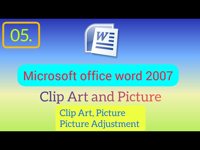 Office 2007 Clipart Download