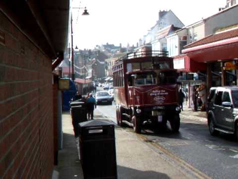 Sentinel Steam Bus in Whitby part 3 - YouTube