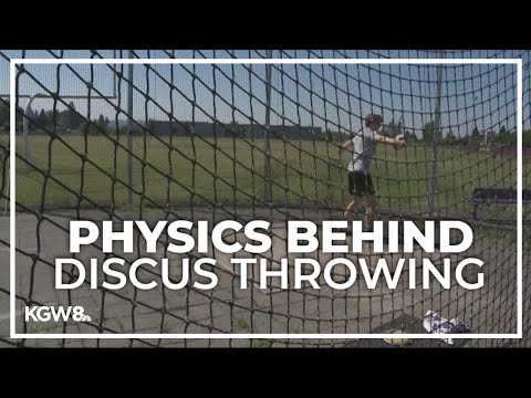 The physics behind discus throwing at the Paris Olympics - YouTube