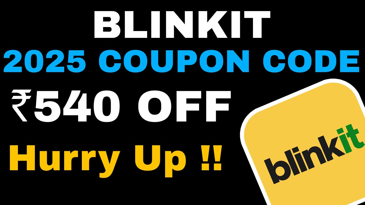 🚀 Blinkit Coupon Code 2025 🛒 | 100% Working Promo 💸 | Free Delivery ...