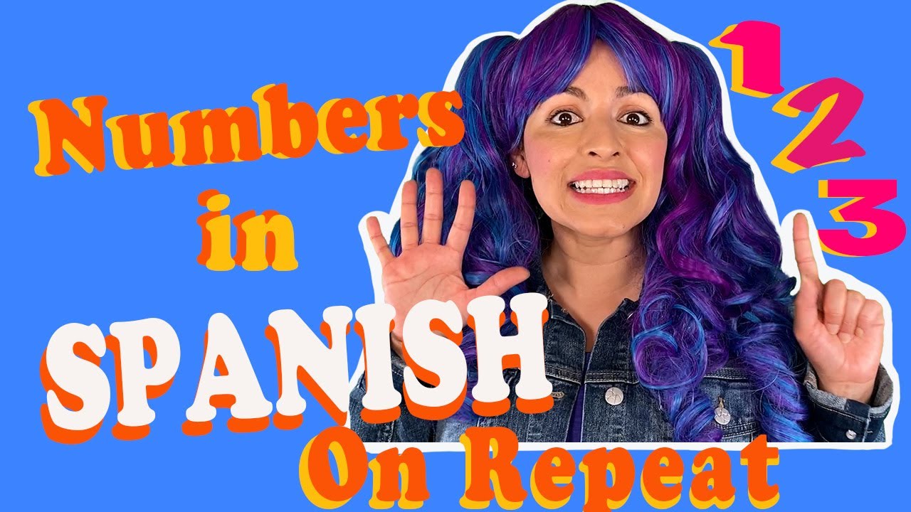 Repeat the numbers in Spanish 1-50 | Toddler Learning Video | Bilingual ...